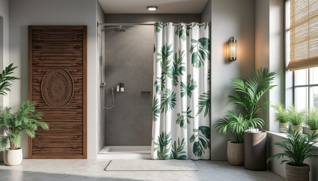 Rideau de douche : alternatives pratiques et déco - Mettre son tablier